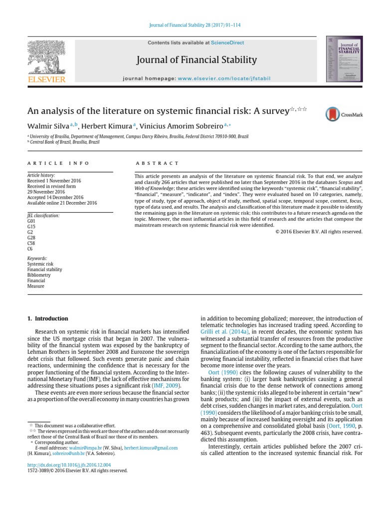 Silva Et Al. (2017) - An Analysis of The Literature On Systemic ...