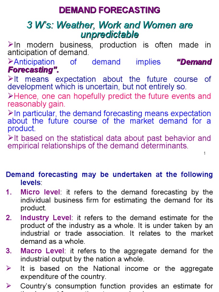 Demand Forecasting Methods Explained | PDF | Forecasting | Experiment
