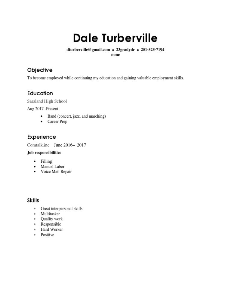 Dales Resume | PDF