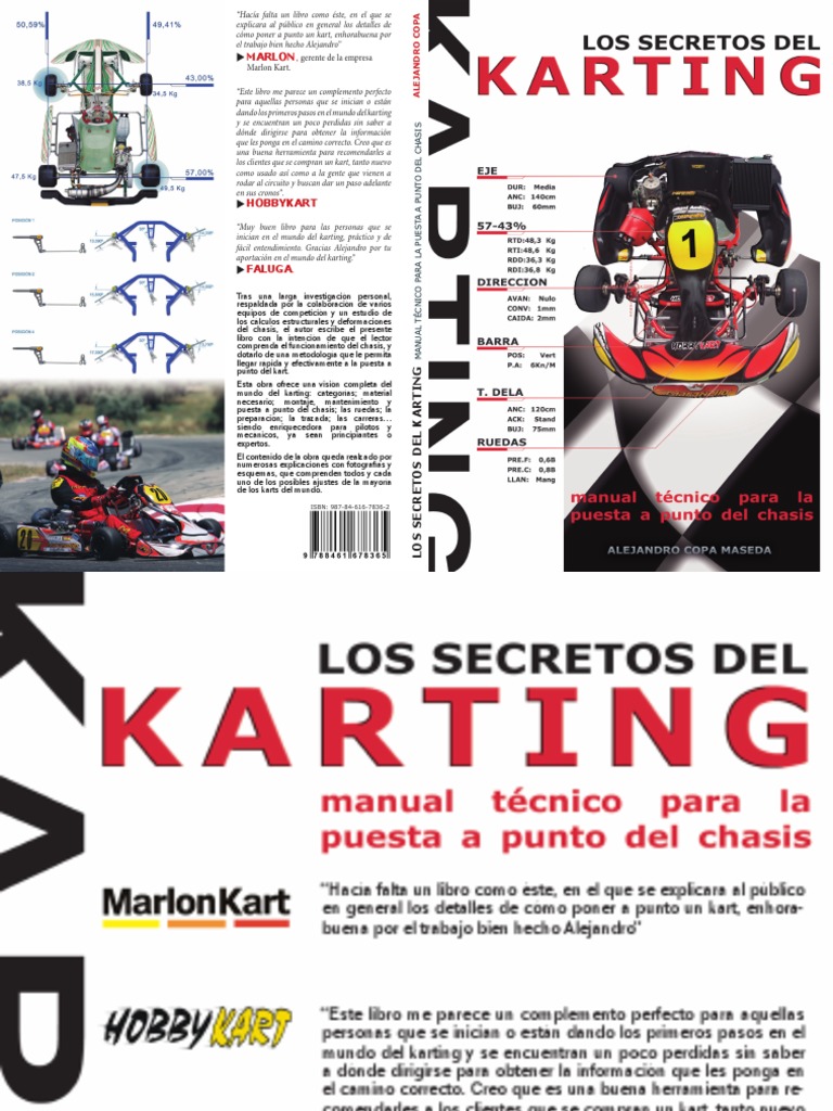Los Secretos Del Karting. Manual para La Puesta A Punto Del Chasis PDF | PDF | Eje | Automóviles