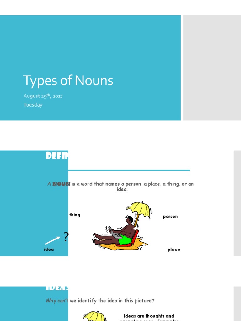 Types of Nouns 7th | PDF | Noun | Grammatical Number