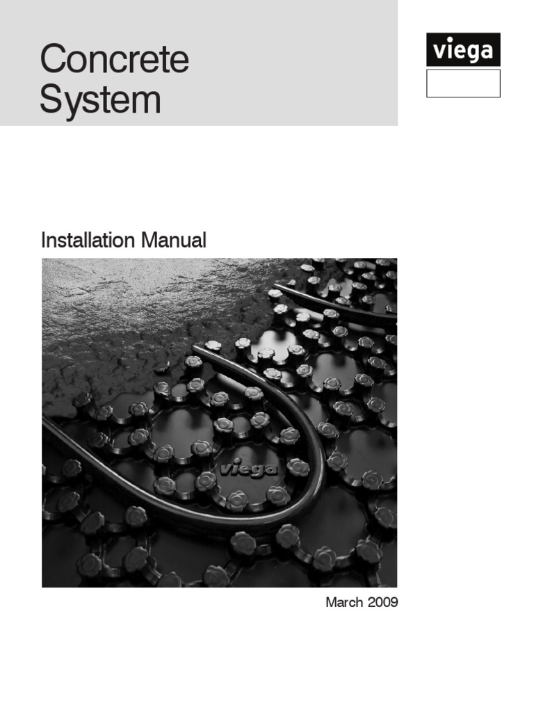 Viega Concrete Systems-Radiant Heating | PDF | Thermostat | Hvac