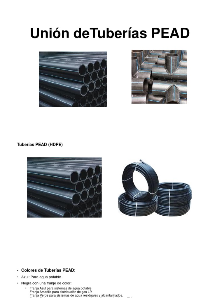 Union Pead o HDPE | PDF | Soldadura | Construcción