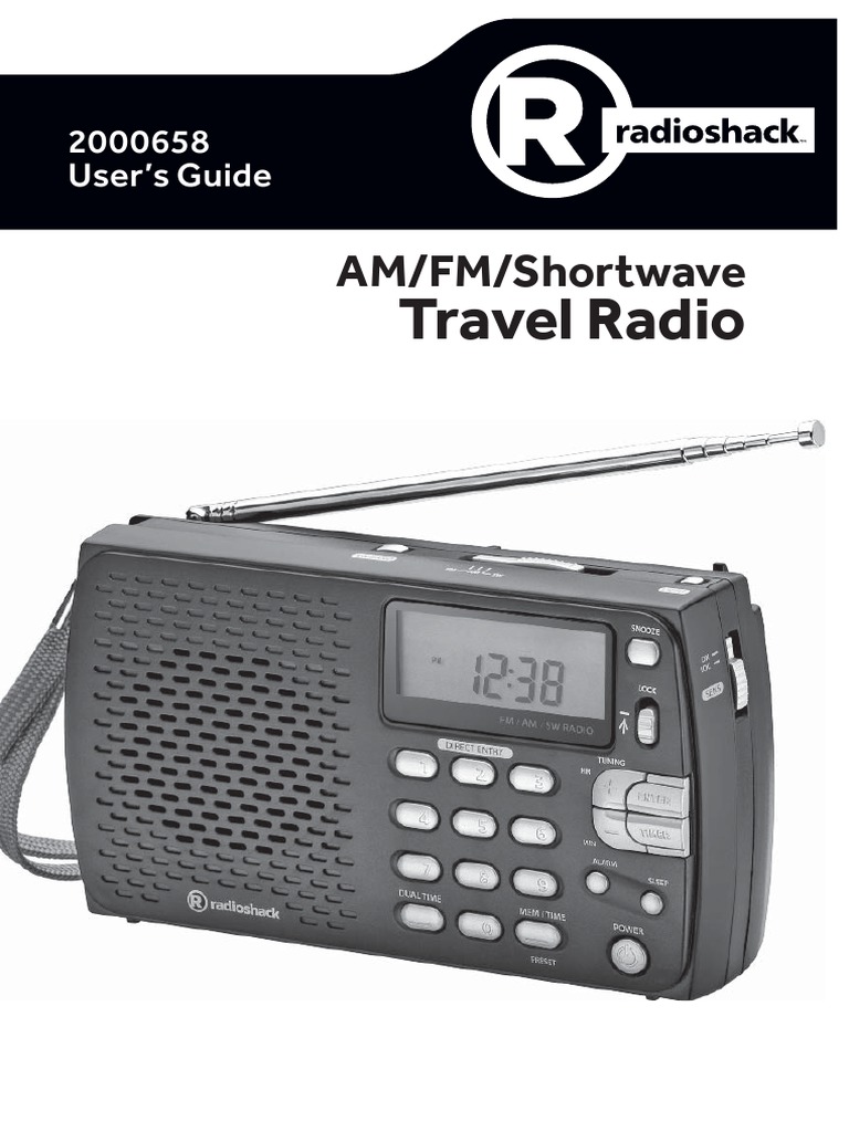 Radio Shack Shortwave Radio - 2000658 | Radio | Implied Warranty