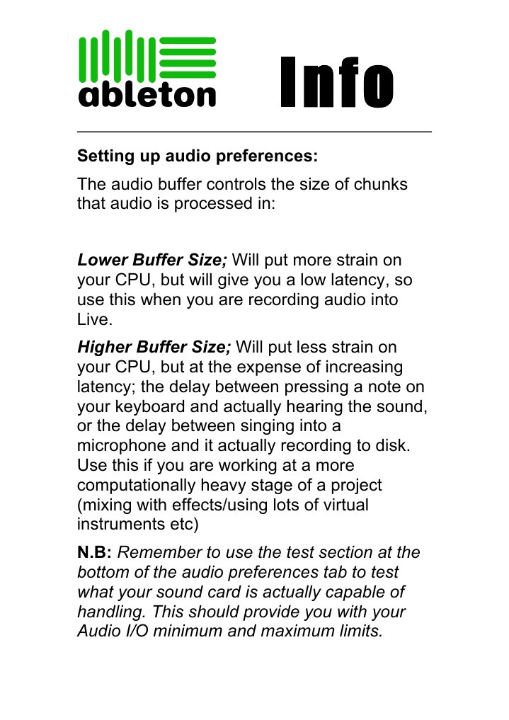 Audio Buffer Size Setup Guide | PDF | Technology & Engineering