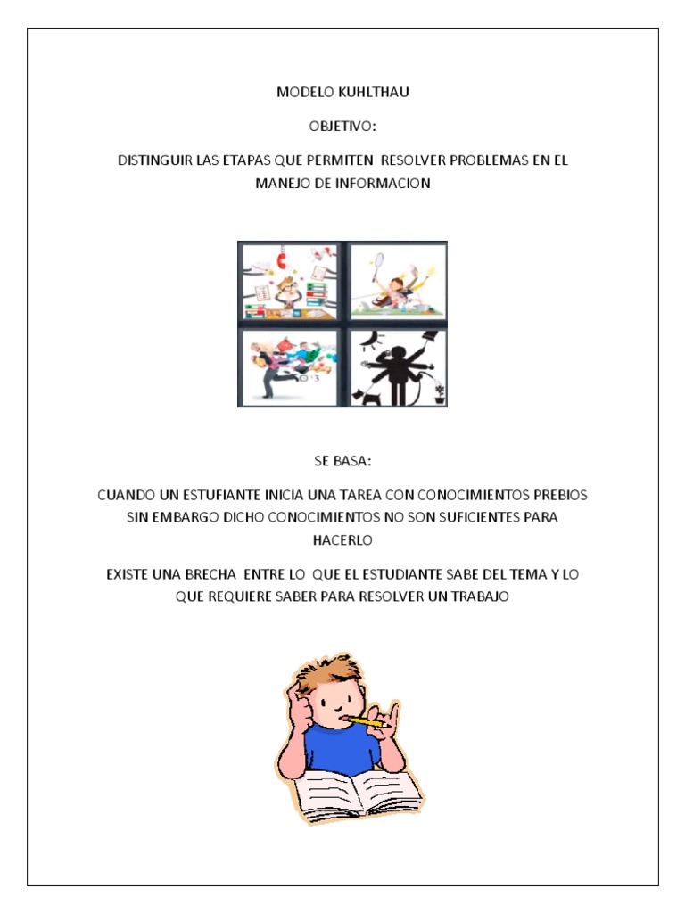 Modelo Kuhlthau: Etapas para Resolver Problemas de Información | PDF ...