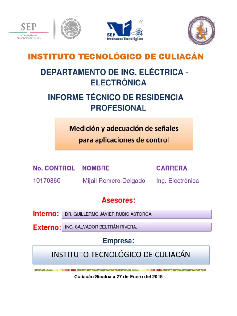Informe Residencias | PDF | Microcontrolador | Arduino