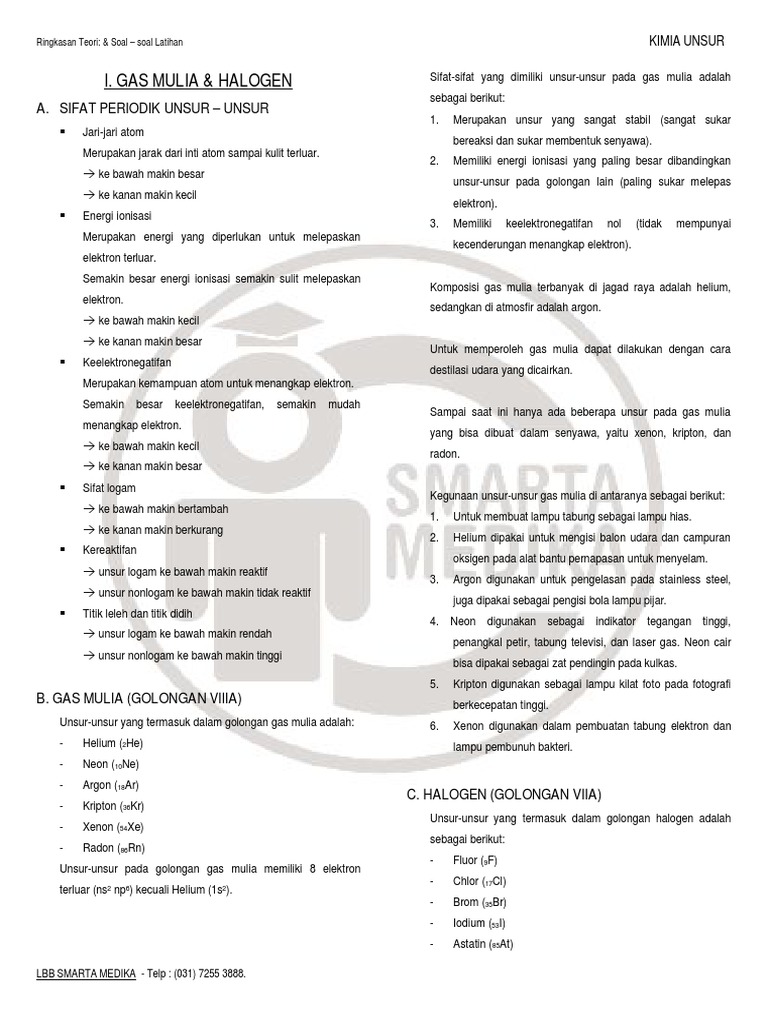 Gas Mulia Halogen PDF | PDF