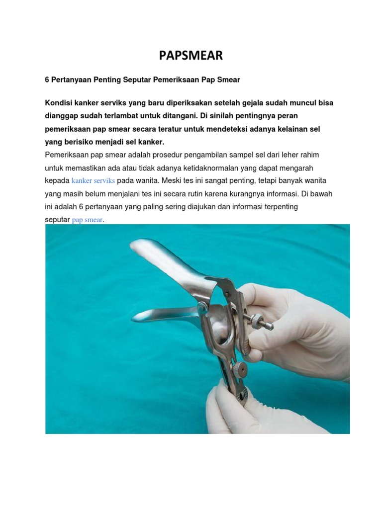 Pap Smear | PDF