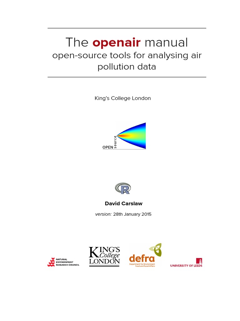 OpenAir Manual | PDF | R (Programming Language) | Data Analysis