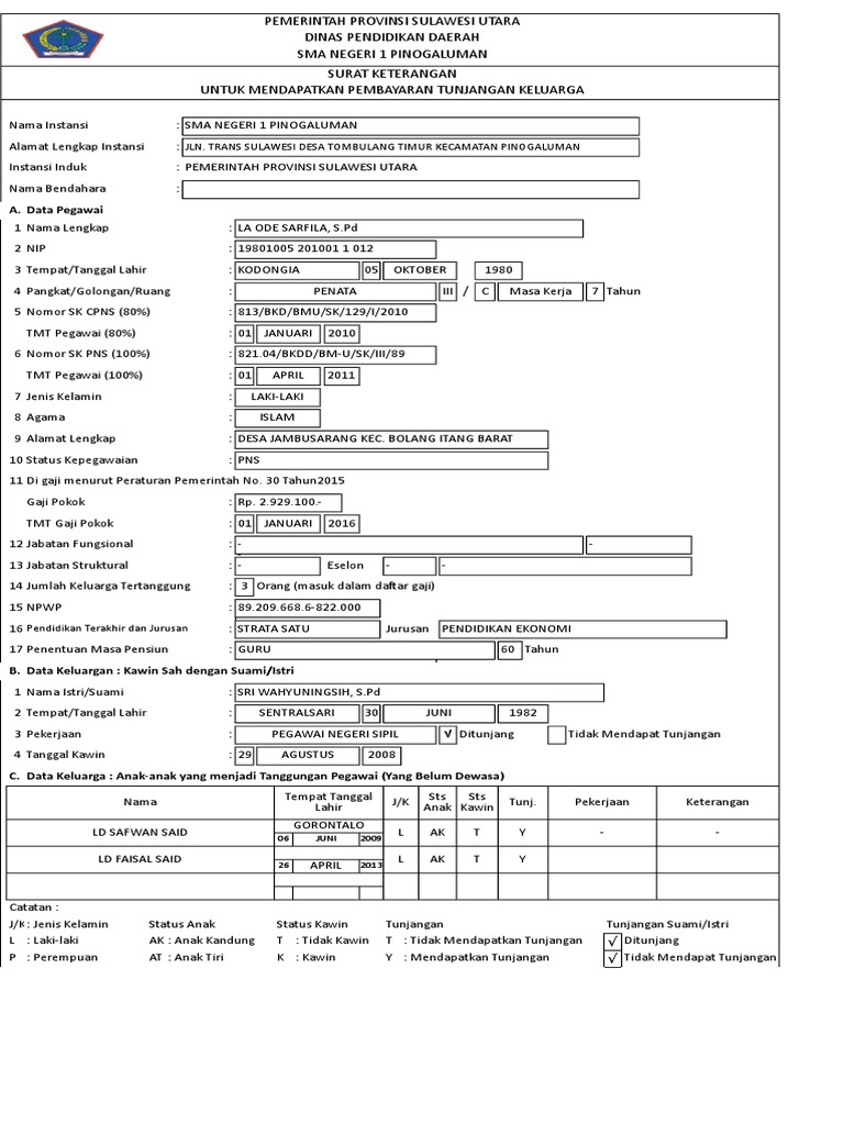 Format Kp4 Baru | PDF