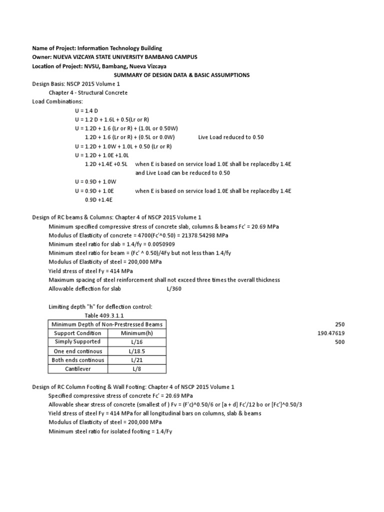 Structural Design | PDF | Beam (Structure) | Column