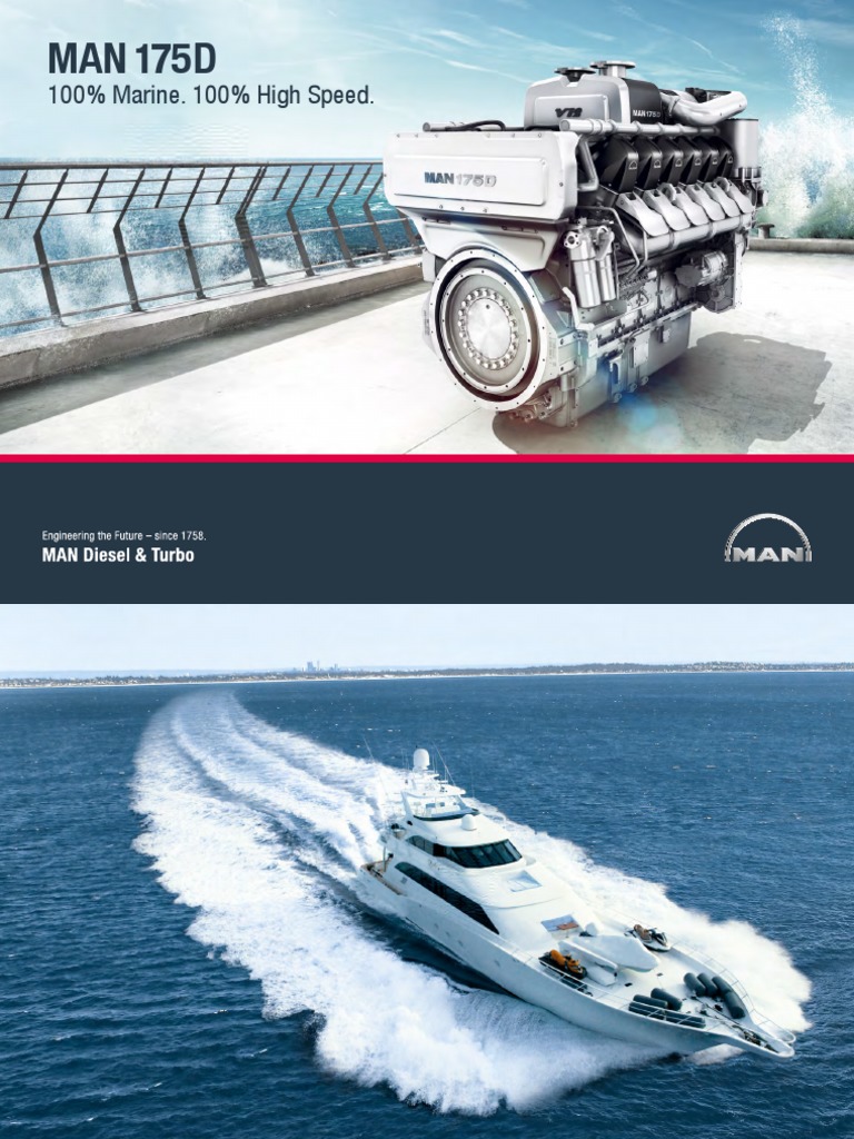 Brochure MAN 175D | PDF | Marine Propulsion | Engines