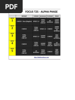 Focus T25 - Alpha Phase 1 2 3 4 5: Cardio SPEED 1.0 Total Body Circuit ...