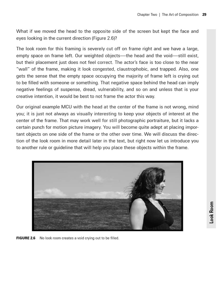 Chapter Two - The Art of Composition 29: No Look Room Creates A Void ...
