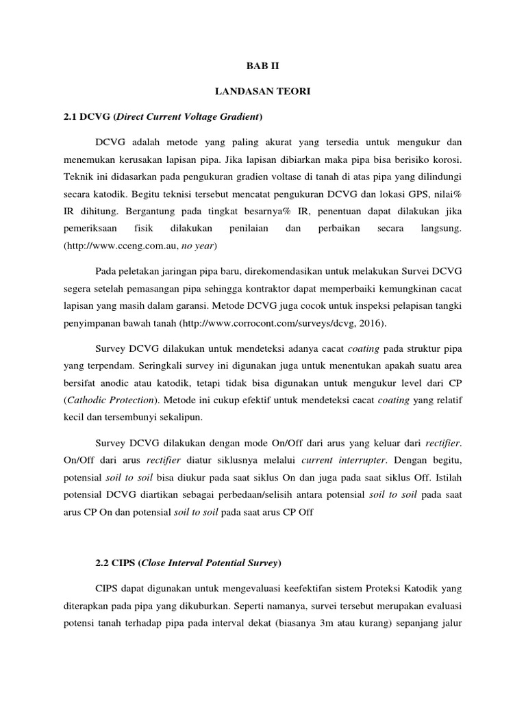 Bab 2 DCVG Cips | PDF