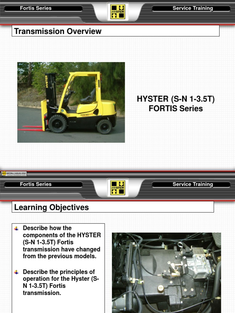 HYSTER Transmission | Transmission (Mechanics) | Clutch