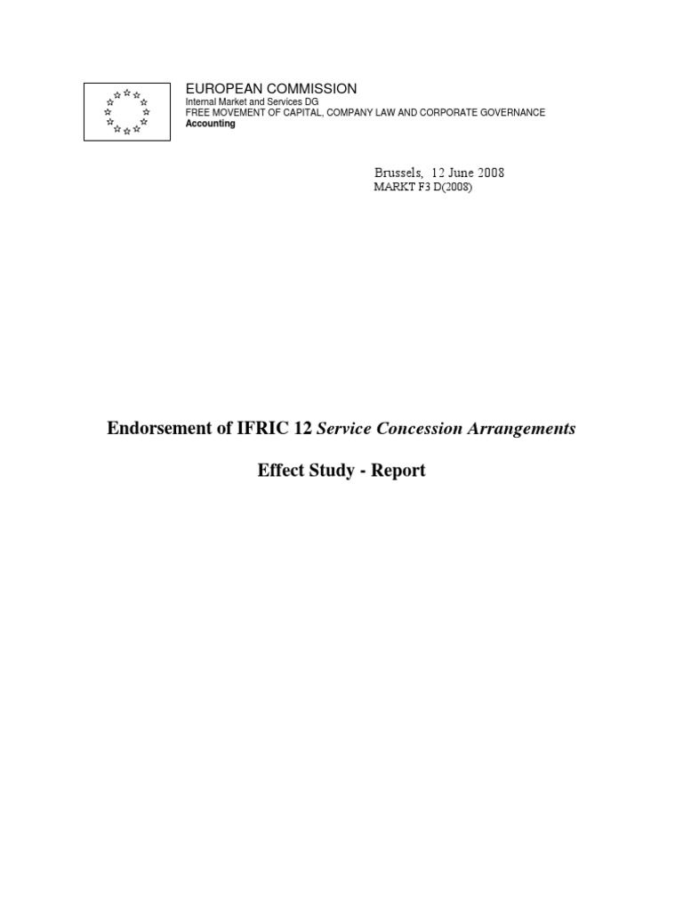 Analysis of the Effects of Adopting IFRIC 12 on Accounting for Service ...