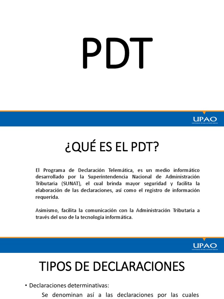 Pdt