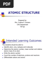 G8 Science Q3 PPT Atomic Structure | PDF | Atomic Nucleus | Atoms