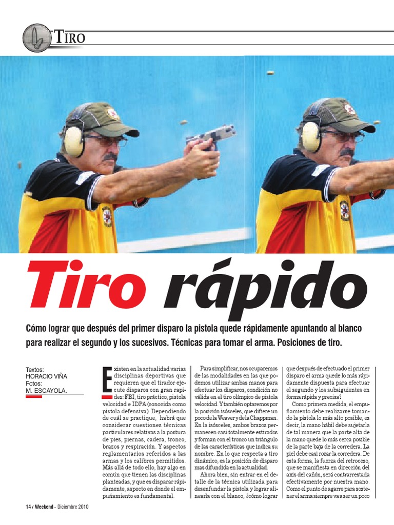Tiro Rapido | PDF | Shooting Sport | Pistola