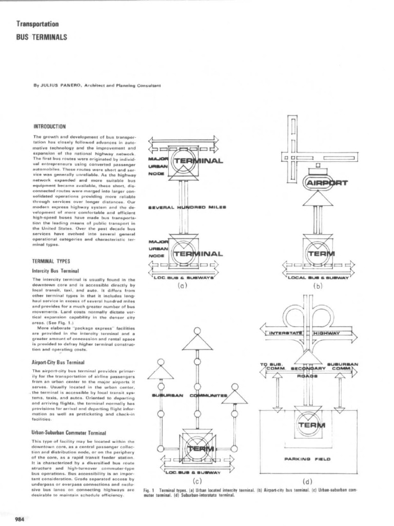 Time-Saver Standards for Building Types - TRANSPORT.pdf | Cargo | Bus