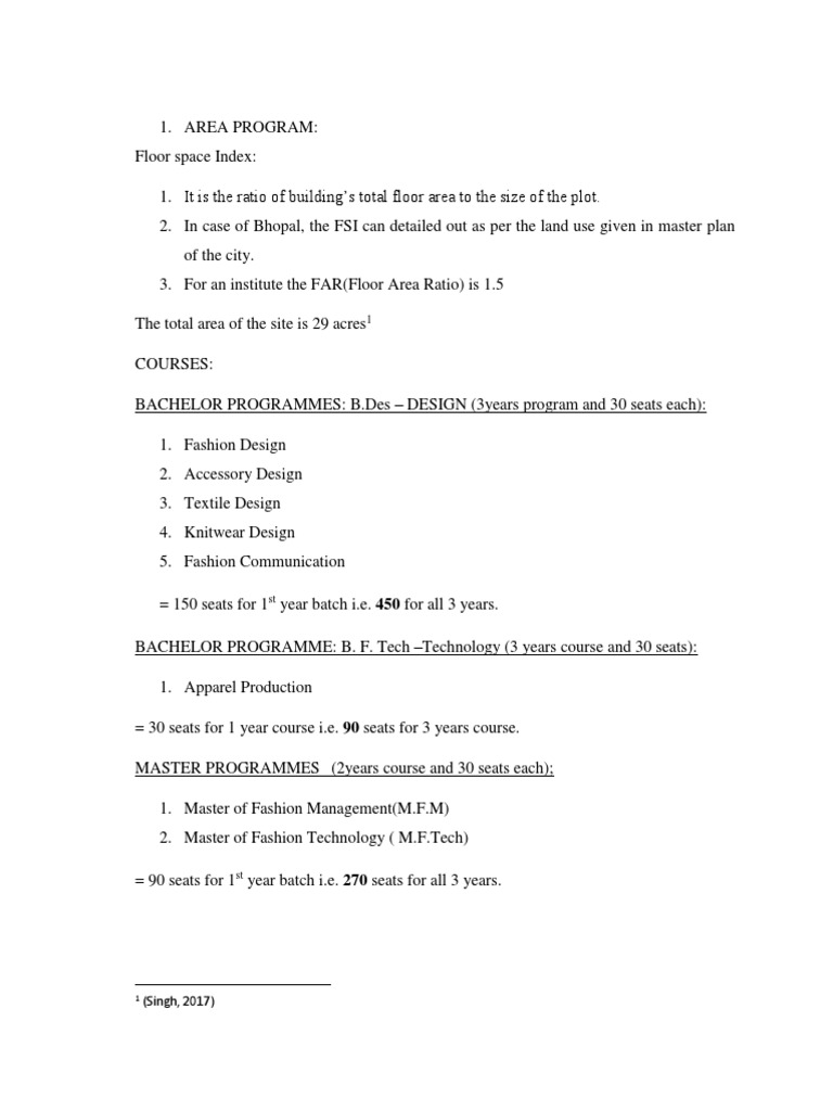 Area Program | PDF | Academia | Students