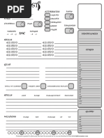 Savage Rifts - Character Sheet (Fillable) | PDF | Role Playing Games ...