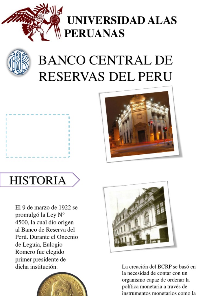 Historia del Banco Central de Reserva del Perú | PDF | Inflación ...