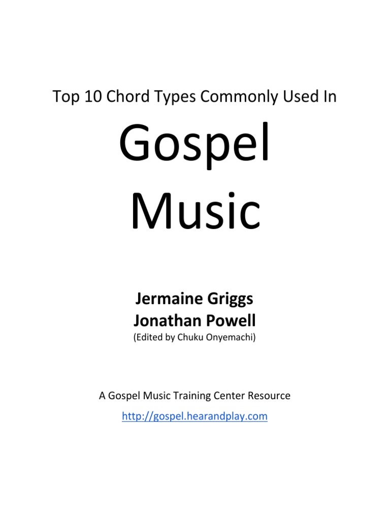 10 Common Gospel Chords | Download Free PDF | Musicology | Music Theory
