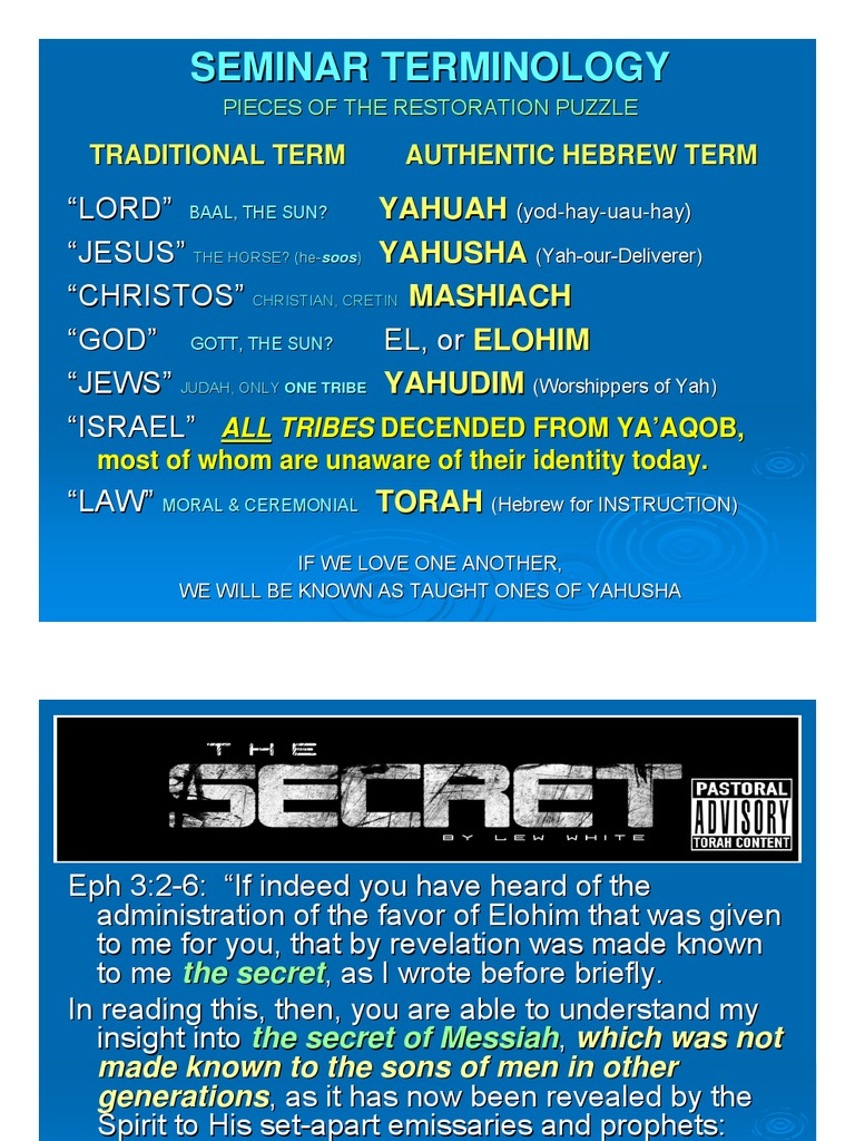 The Secret THE COVENANT IS TAUGHT TO THE NATIONS | Download Free PDF ...