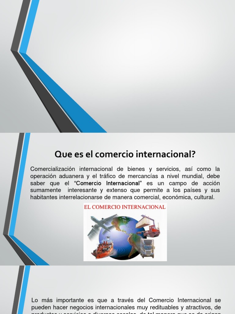 Comercio Internacional | PDF | Comercio | El comercio internacional