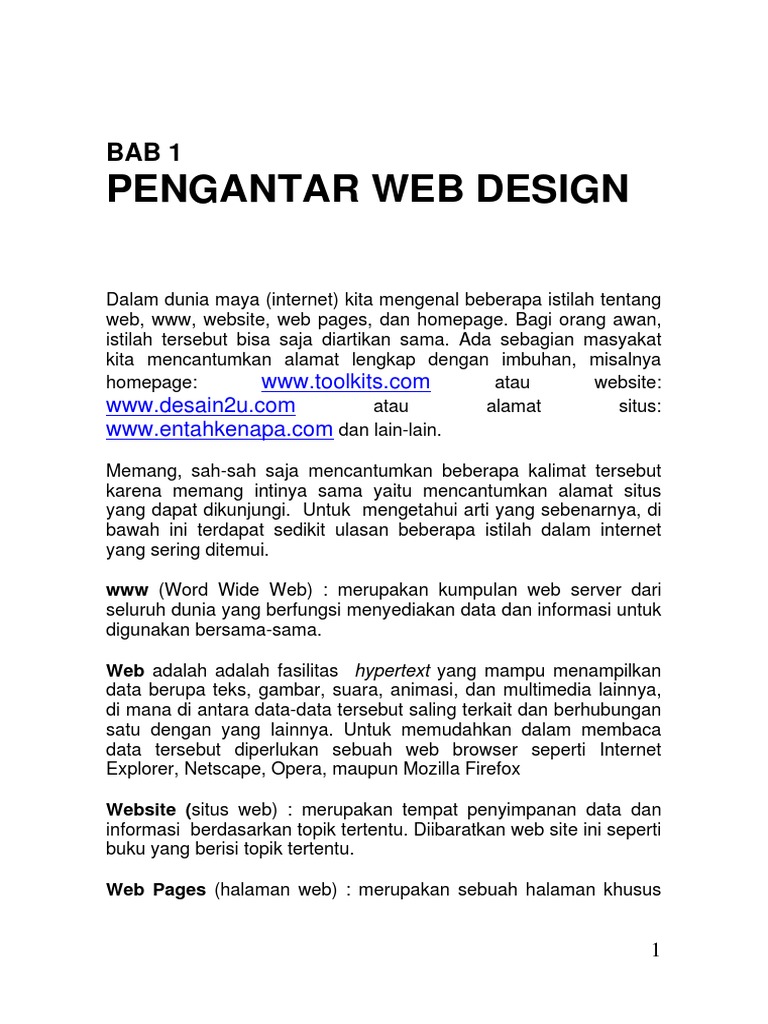 Tutorial Dreamweaver Pemula Lengkap PDF | PDF