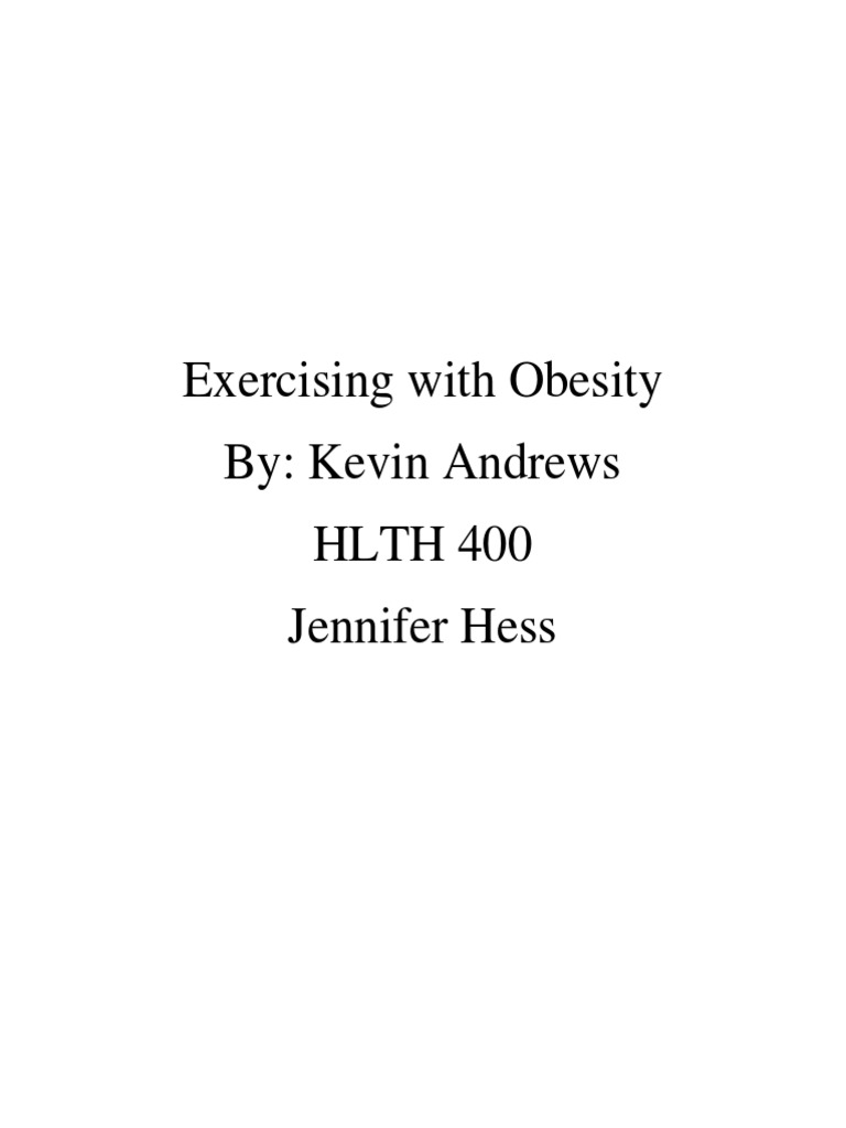 Obesity Project | PDF | Obesity | Body Mass Index