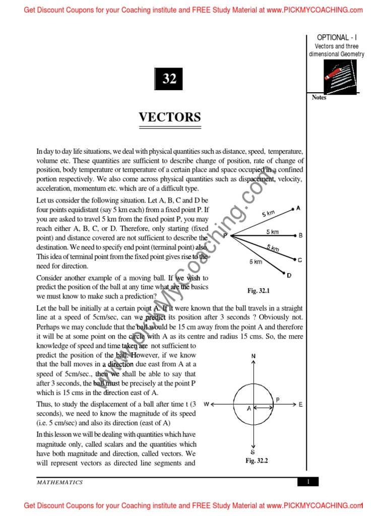 13 Vectors | PDF | Norm (Mathematics) | Euclidean Vector