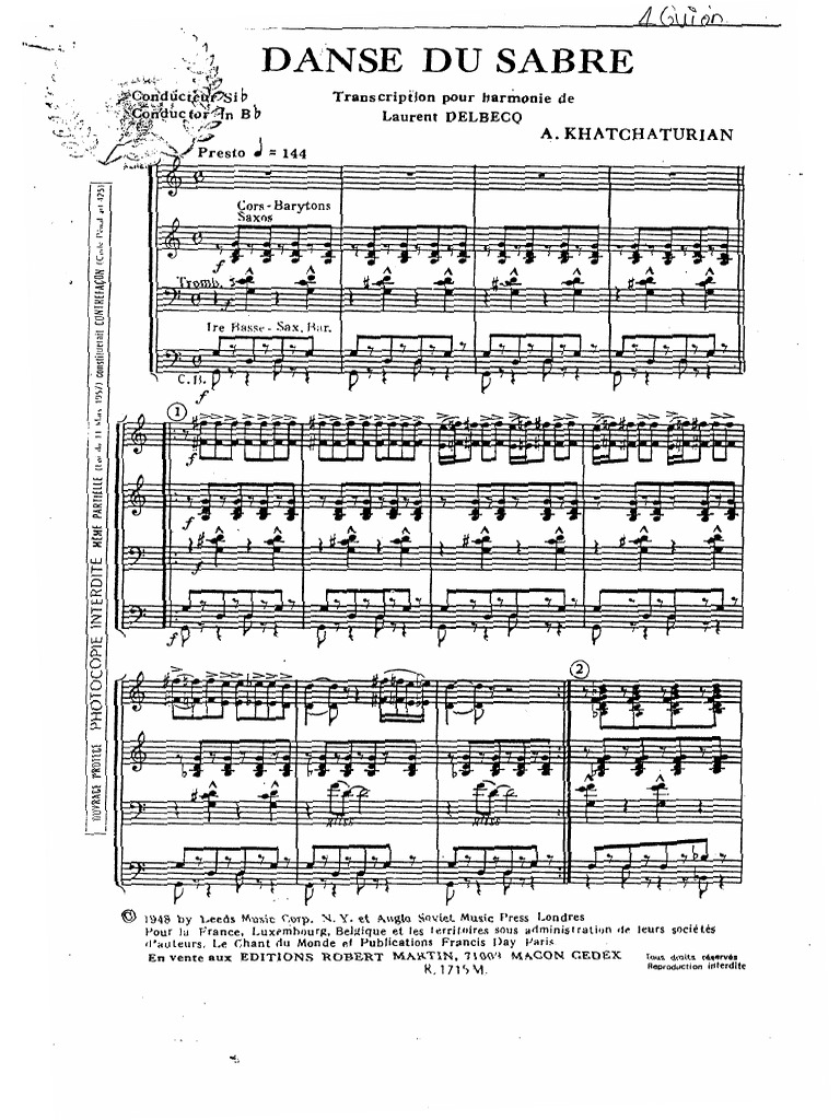 La Danza Del Sable PDF | PDF