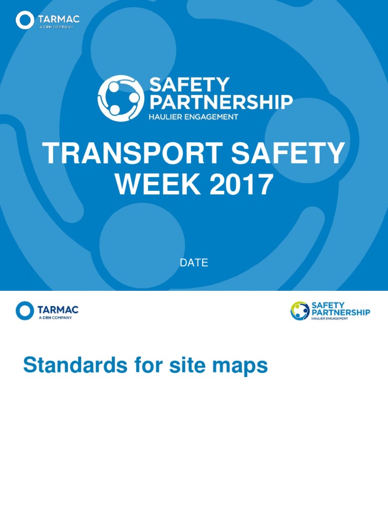 Standard For Site Maps | PDF | Land Transport | Road Transport