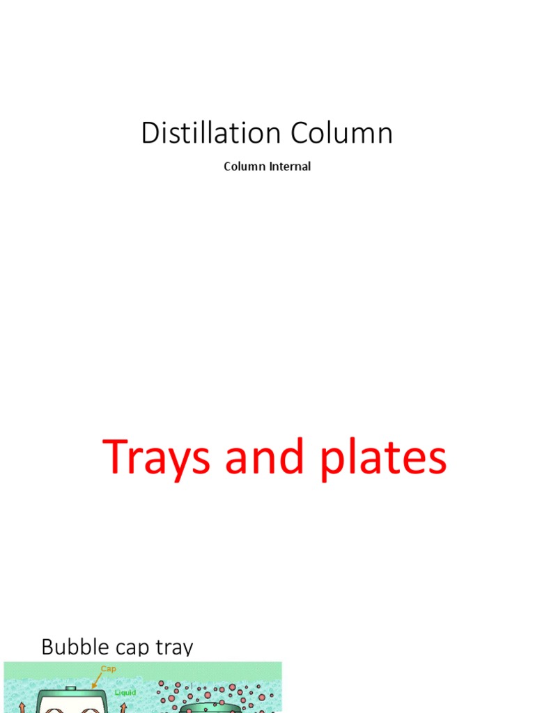 Distillation Column Internal Components Guide | PDF