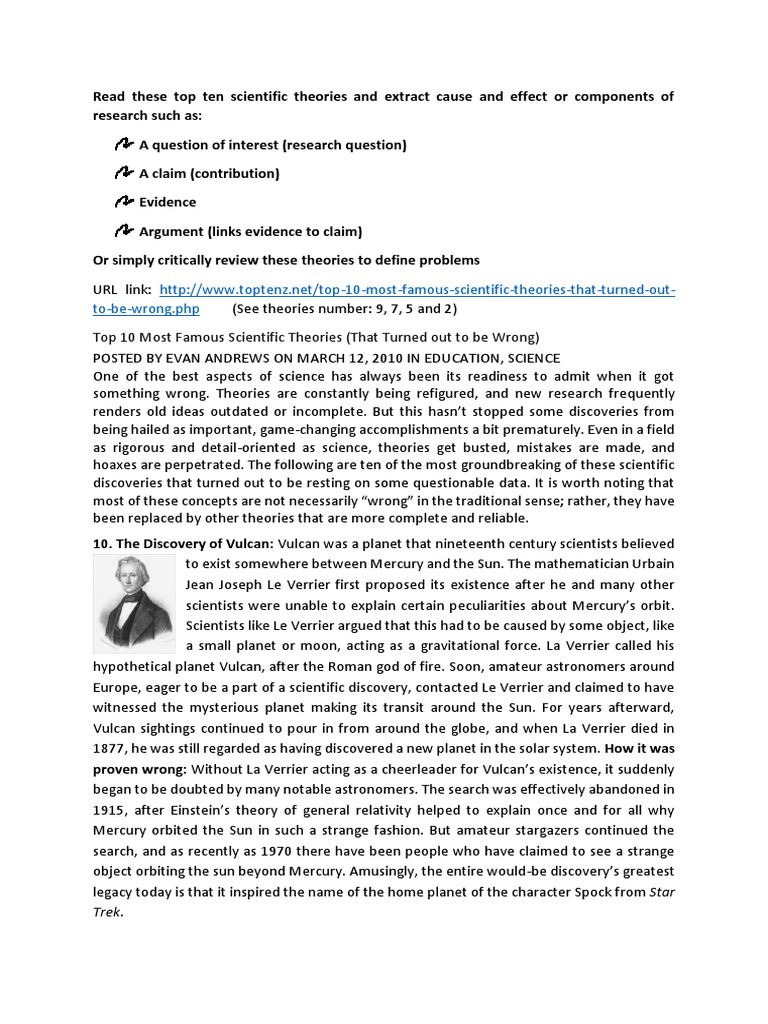 Top 10 Most Famous Scientific Theories (That Turned Out To Be Wrong ...