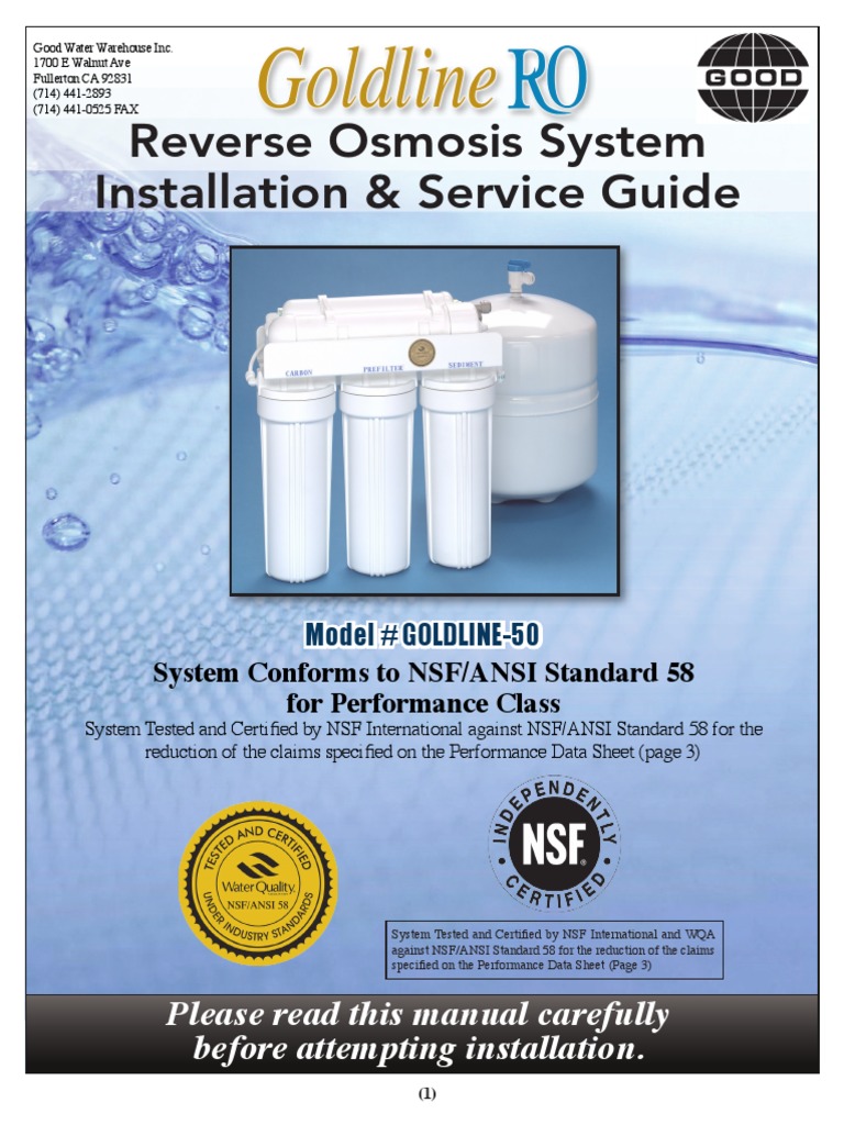 Gold Line Manual | Download Free PDF | Tap (Valve) | Chemical Engineering