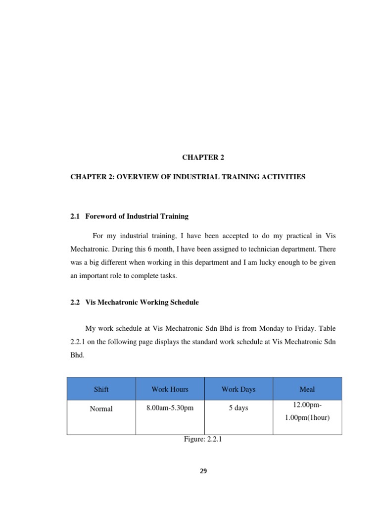 Chapter 2: Overview of Industrial Training Activities | PDF | Valve ...