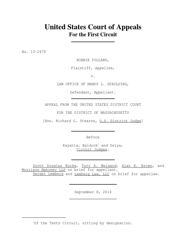 Pollard PDF | PDF | Case Or Controversy Clause | Standing (Law)