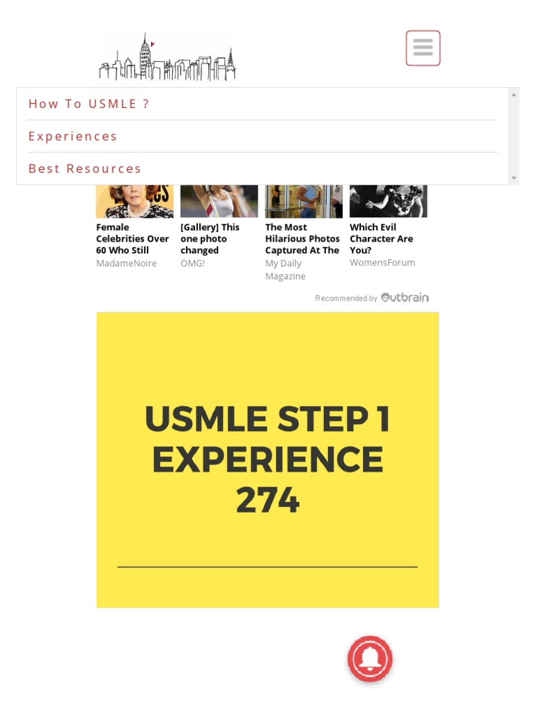 USMLE Step 1 - 274 - NBME, Anatomy, Behavioural Science - How To ...