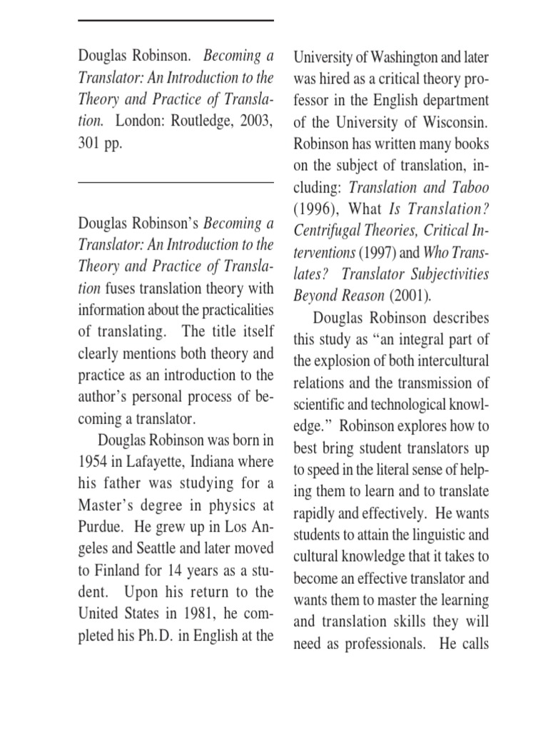 Introduction to Translation Theory | PDF | Translations | Linguistics