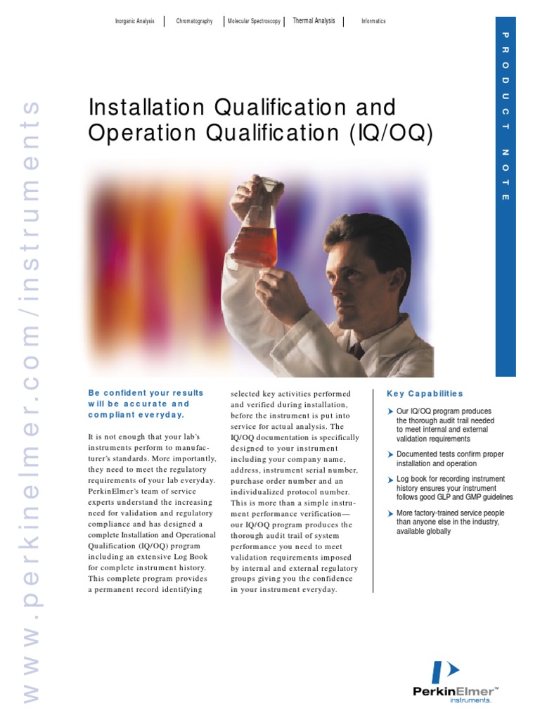 Installation Qualification and Operation Qualification (IQ/OQ) | PDF ...