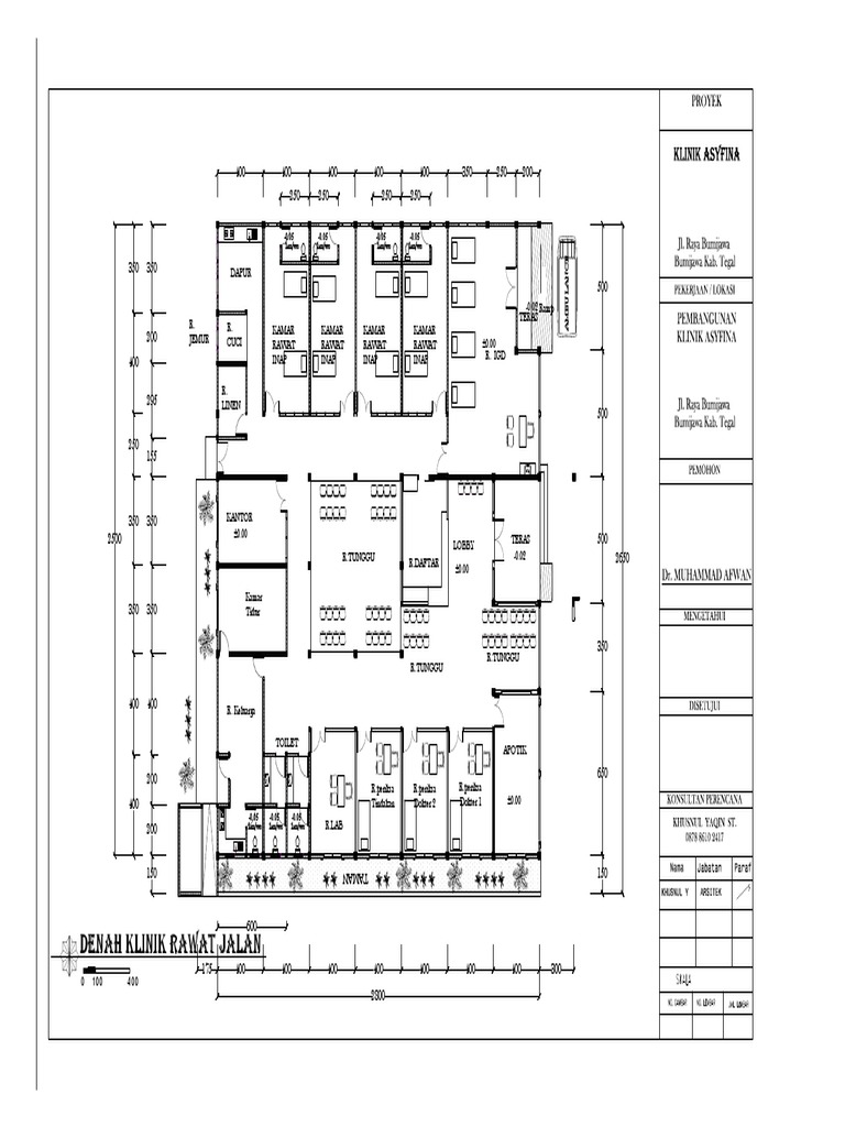 Denah Klinik Rawat Jalan dan Inap | PDF