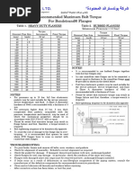 Fiberglass Flange Torque Specifications | PDF | Equipment | Machines
