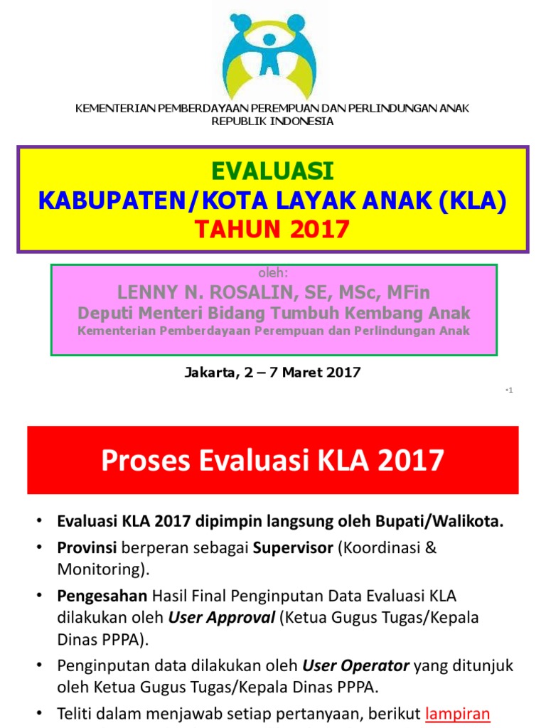 PPT Evaluasi KLA | PDF