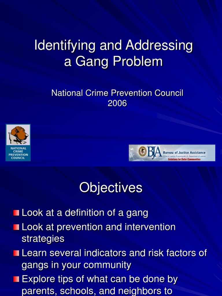 Gang Prevention and Intervention Strategies | PDF | Gang | Juvenile ...