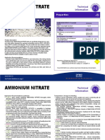 Ammonium Nitrate Porous Prill | PDF | Chemical Substances | Physical Sciences